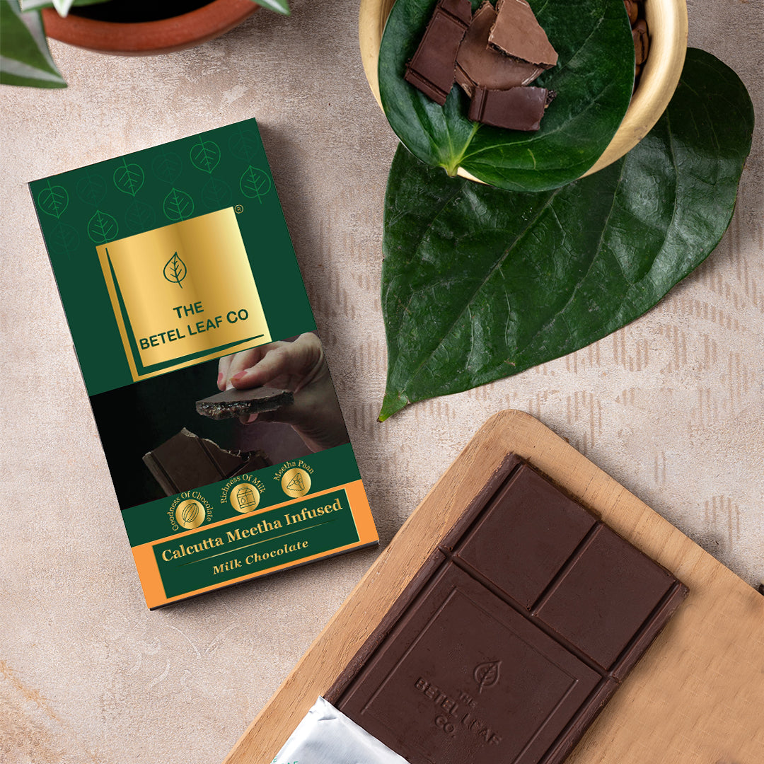 Milk Chocolate Paan Bar (100g) – The Betel Leaf Co (USA)